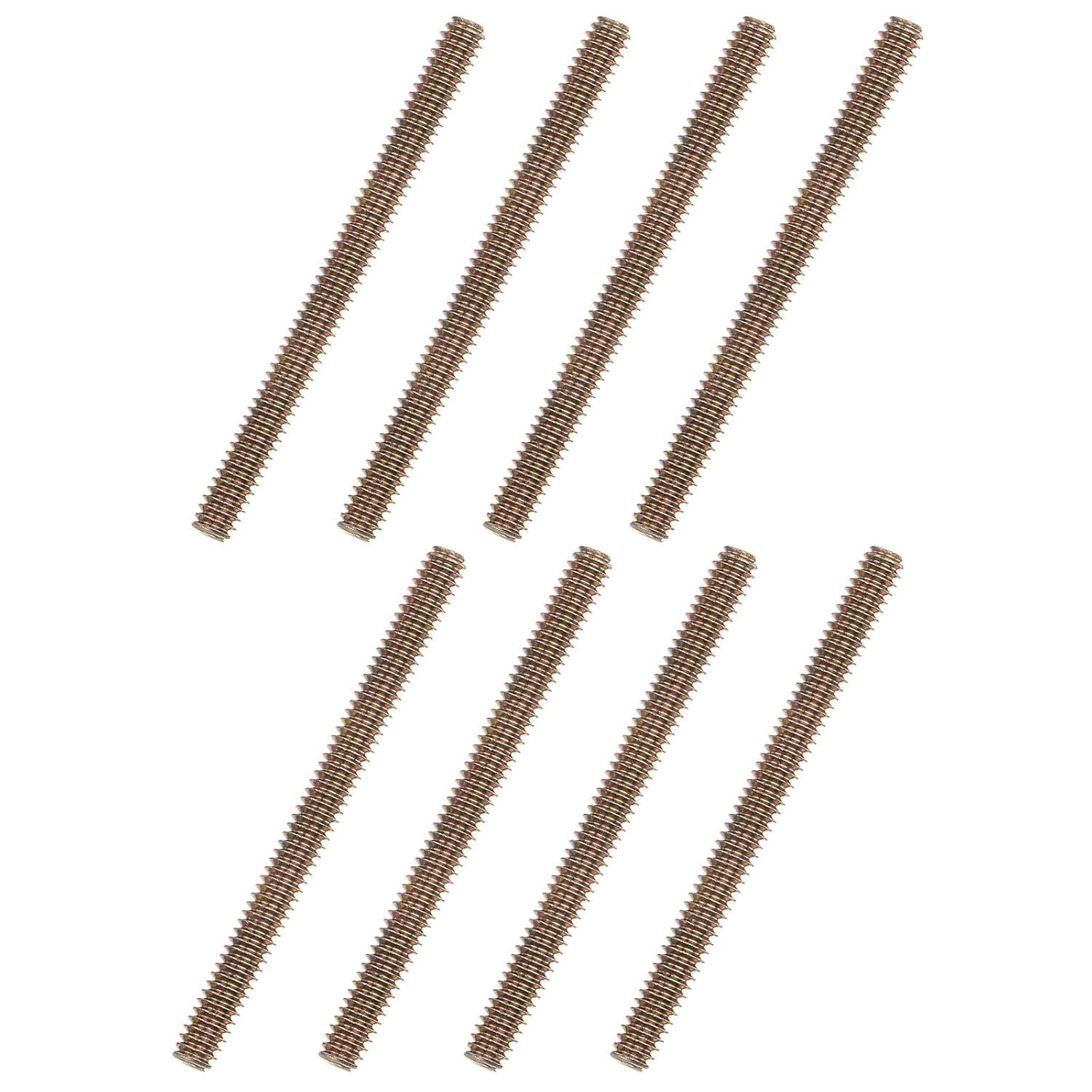 CERPXFF-8pcs Color Zinc Fully All Threaded Rod 1/4"-20, 3" Length ...