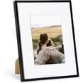 CERPXFF-8x10 Metal Picture Frame, Display 5x7 Pictures with Mat or 8x10 ...