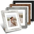 CERPXFF-8x8 Picture Frame Set of 4, Made of Glass and Multicolour ...