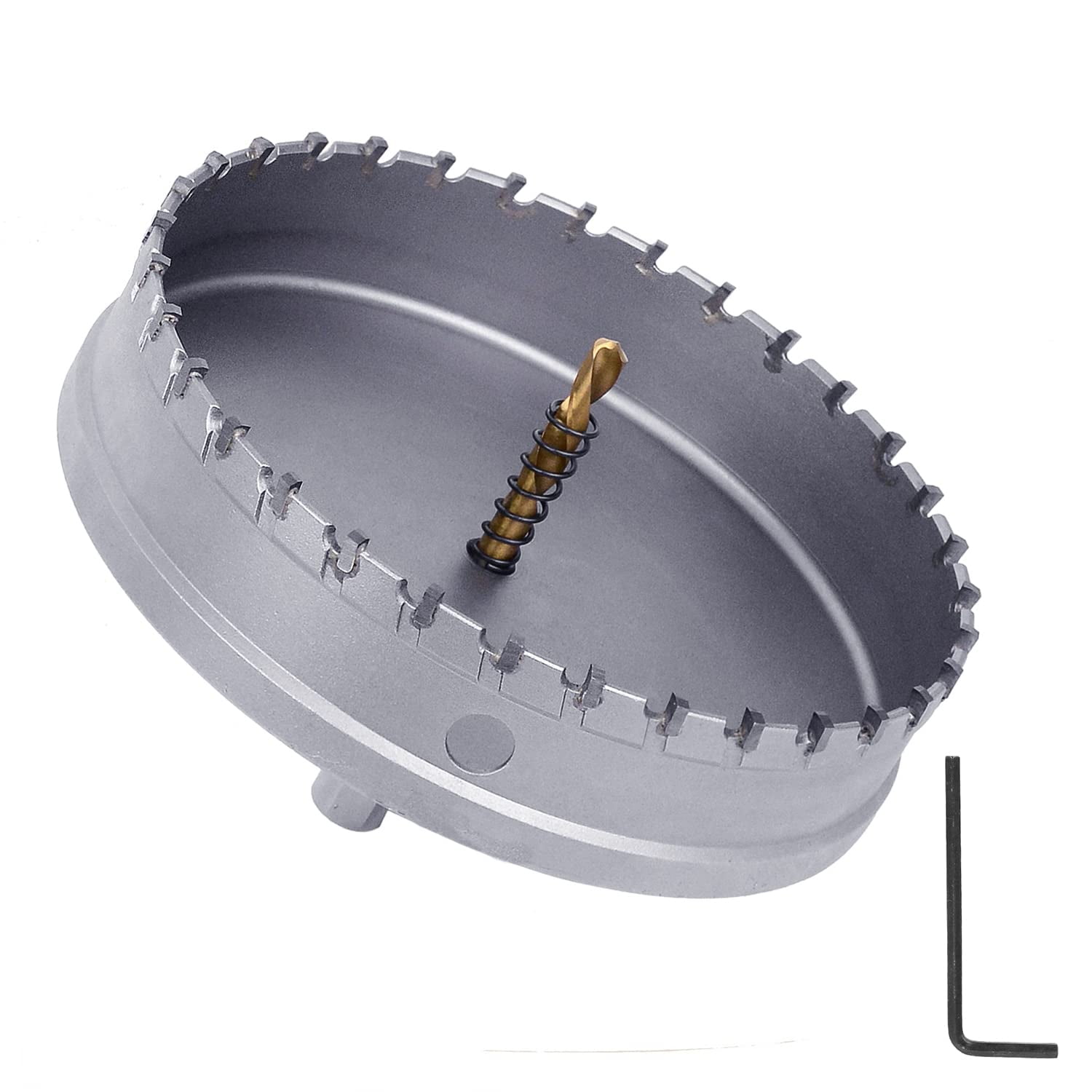 CERPXFF-90mm / 3.5" Metal Steel Hole Saw Drill Bit,Metal Hole Cutter ...