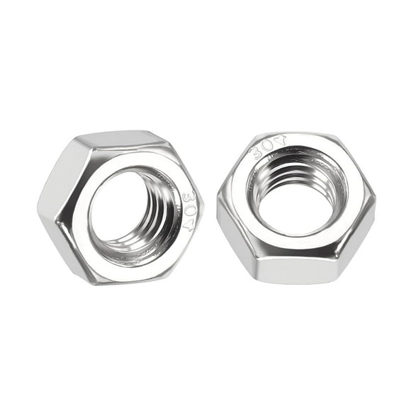 CERPXFF-90pcs Hex Nuts - [5/16"-18] 304 Stainless Steel 18-8 (A2-70 ...