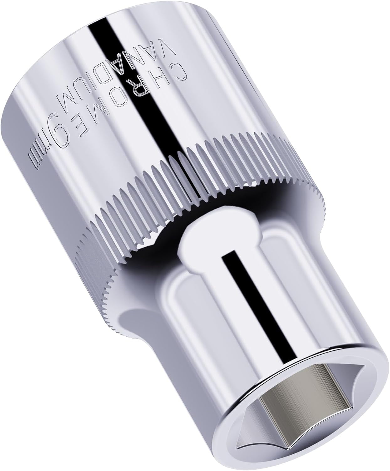 CERPXFF-9mm Shallow Socket, 3/8 Inch Drive, 6-Point, Metric, Heat ...