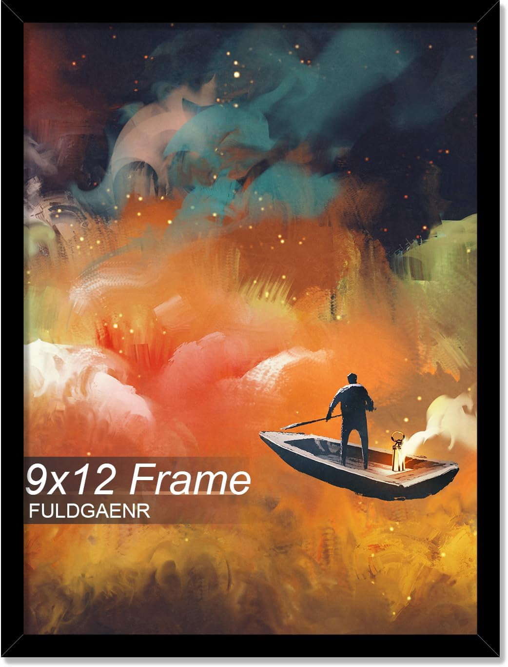 CERPXFF-9x12 Picture Frame, Black Frames for 9 x 12 Inch Photo Poster ...
