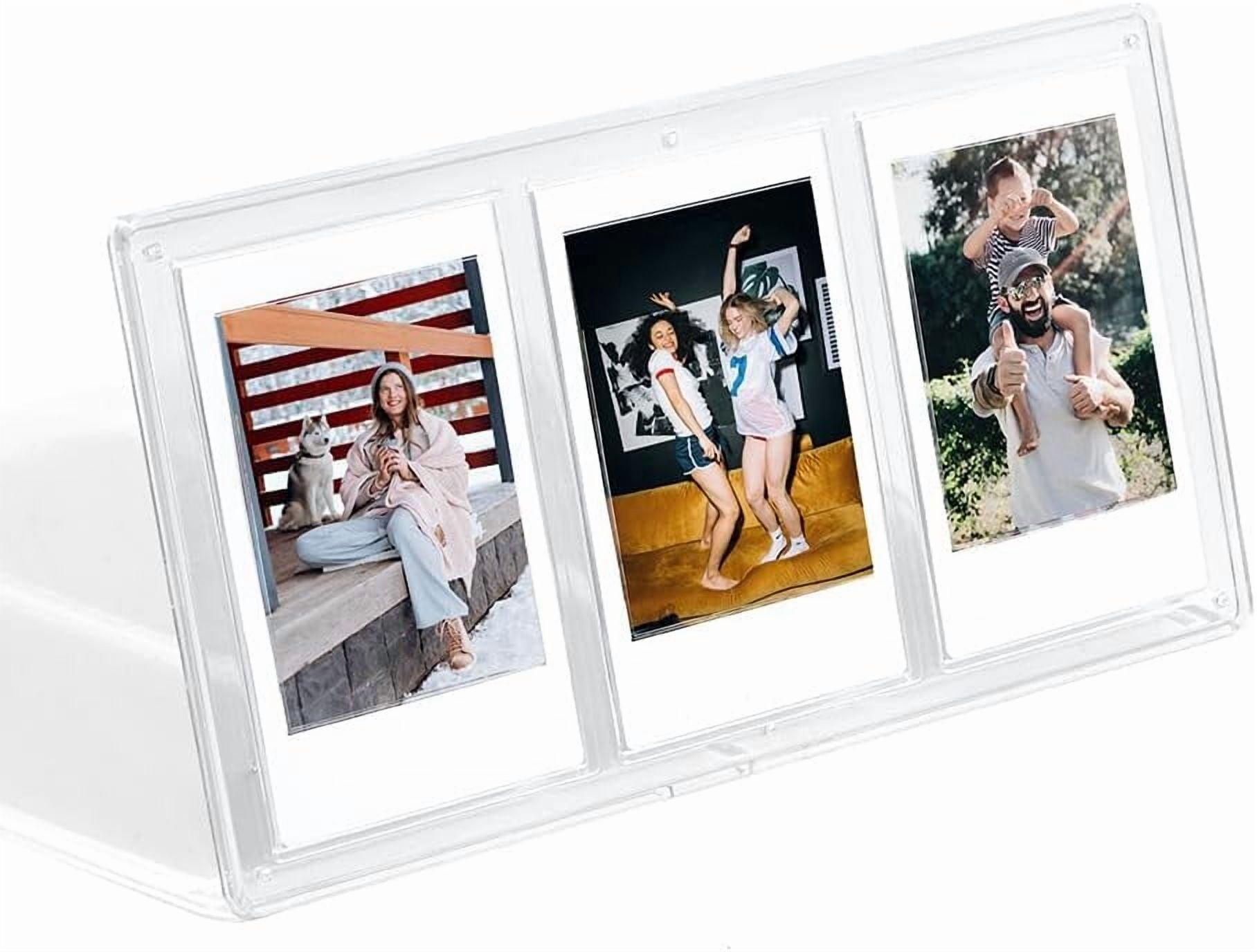 CERPXFF-A Transparent Triple Photo Frame for three INSTAX mini photos ...
