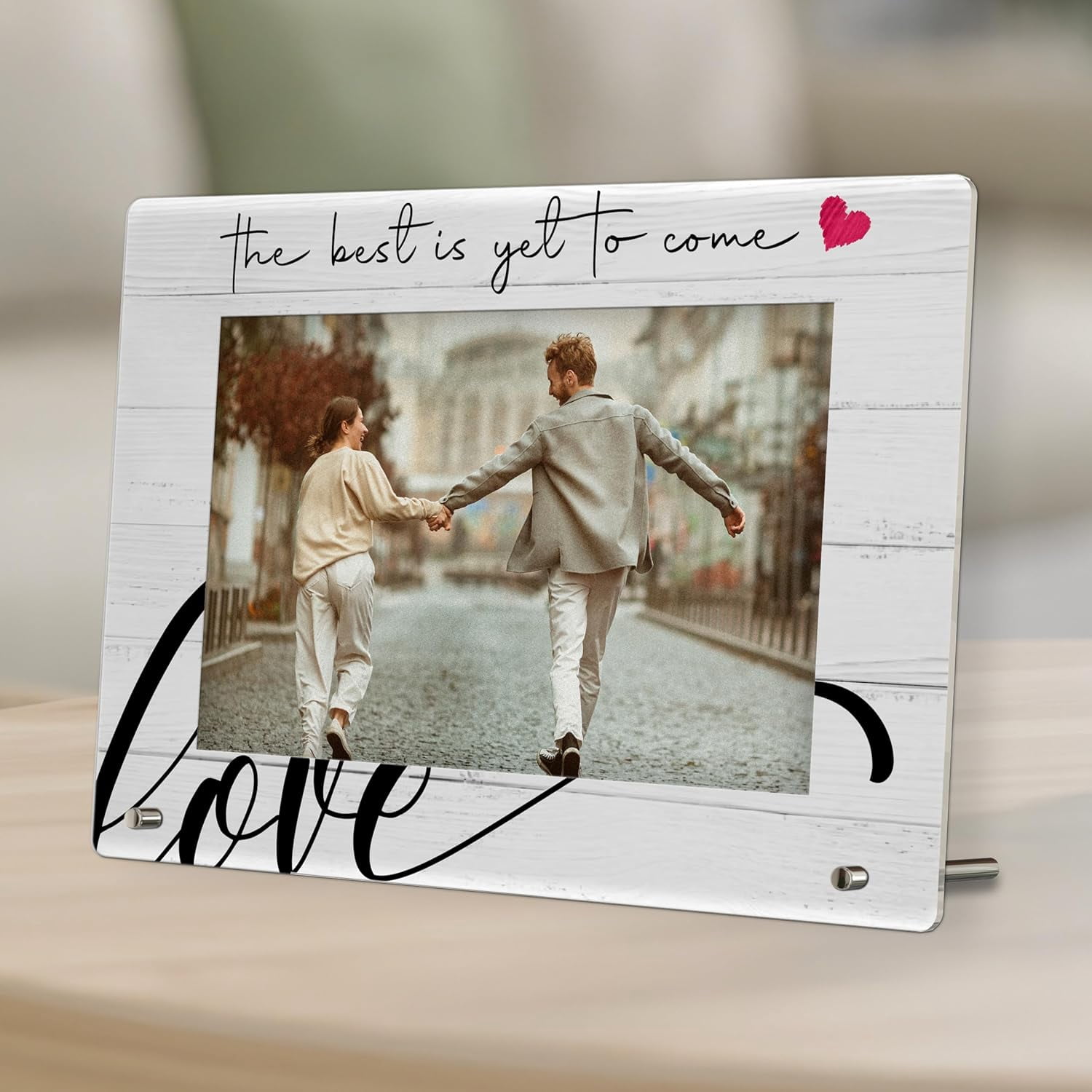 CERPXFF-Acrylic Photo Frame, The Best Is Yet To Come, Love Picture ...