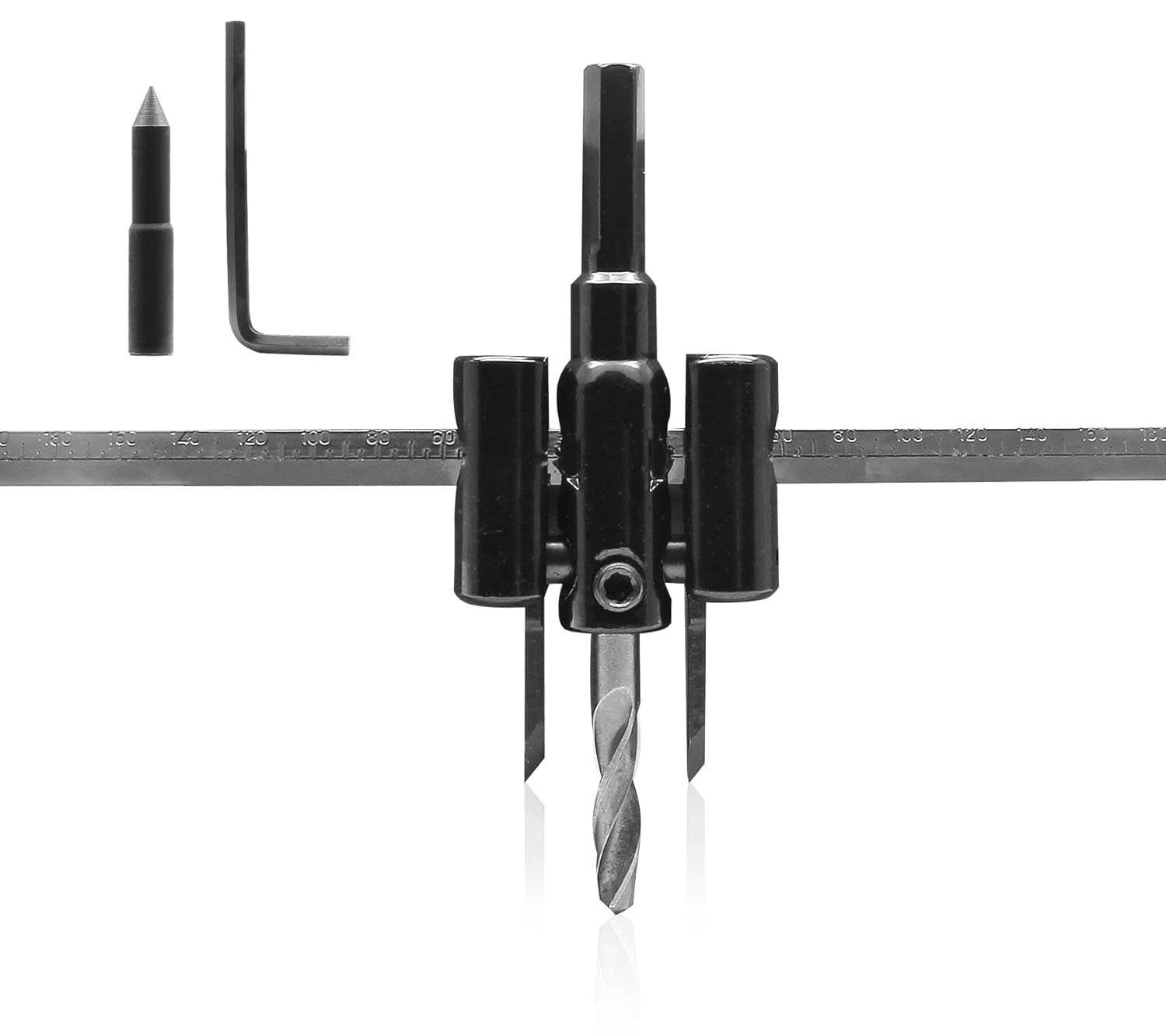 CERPXFF-Adjustable Hole Saw for Wood, 1-3/16 Inch to 12 Inch Circle ...