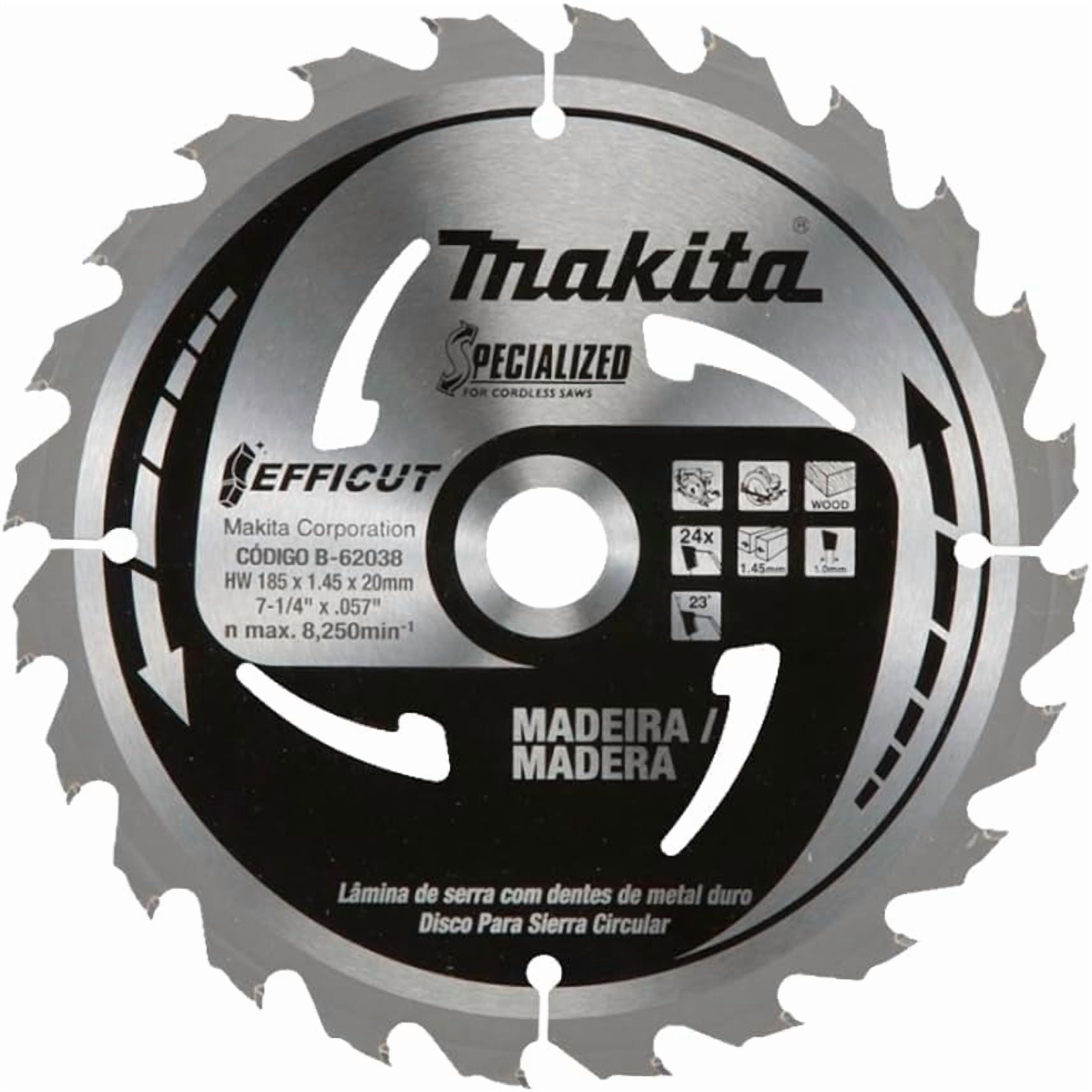 CERPXFF-B-61656 7-1/4" 24T Carbide-Tipped Max Efficiency Circular Saw ...