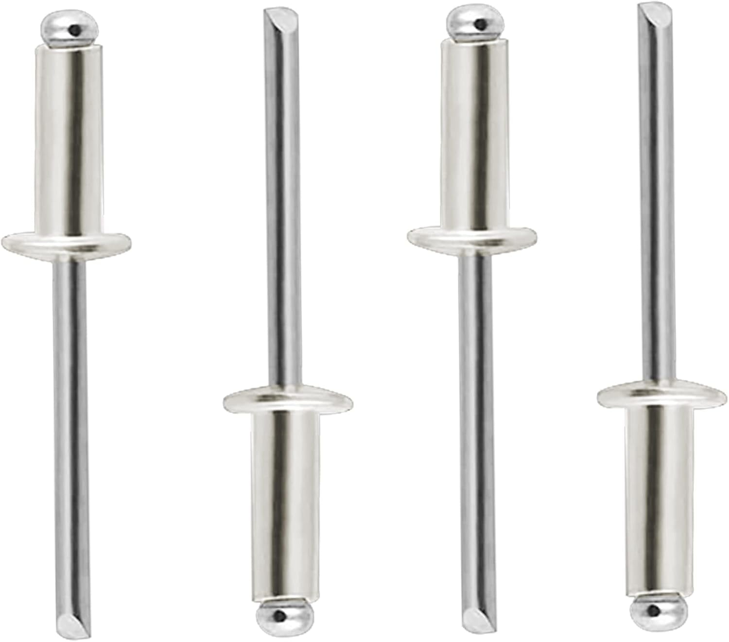 CERPXFF-BOTTEN 100 pcs 1/8"x 1/2" Stainless Steel Blind Pop Rivets,3.2 ...