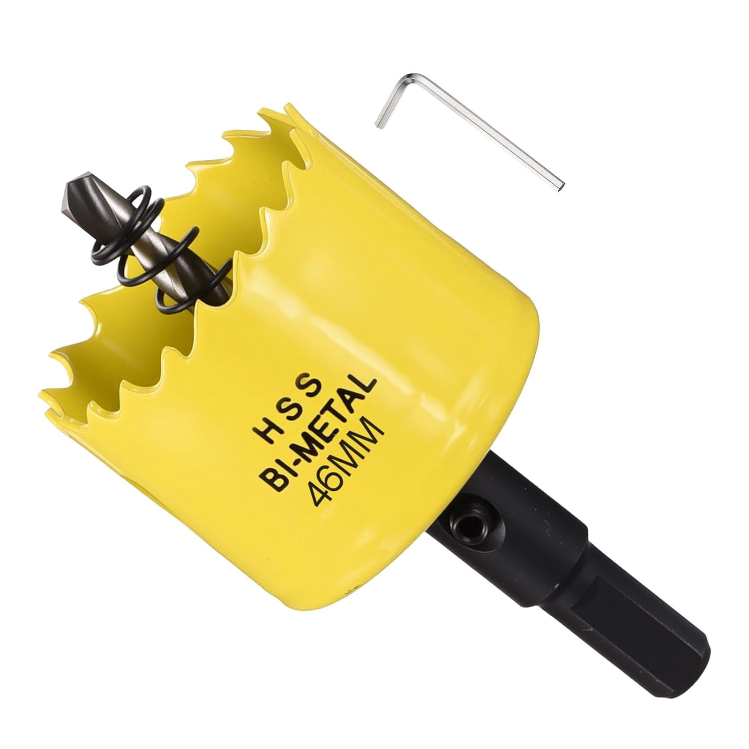 CERPXFF-Bi-Metal Hole Saw 1-13/16", M42 HSS Circular Head 46mm Hole ...