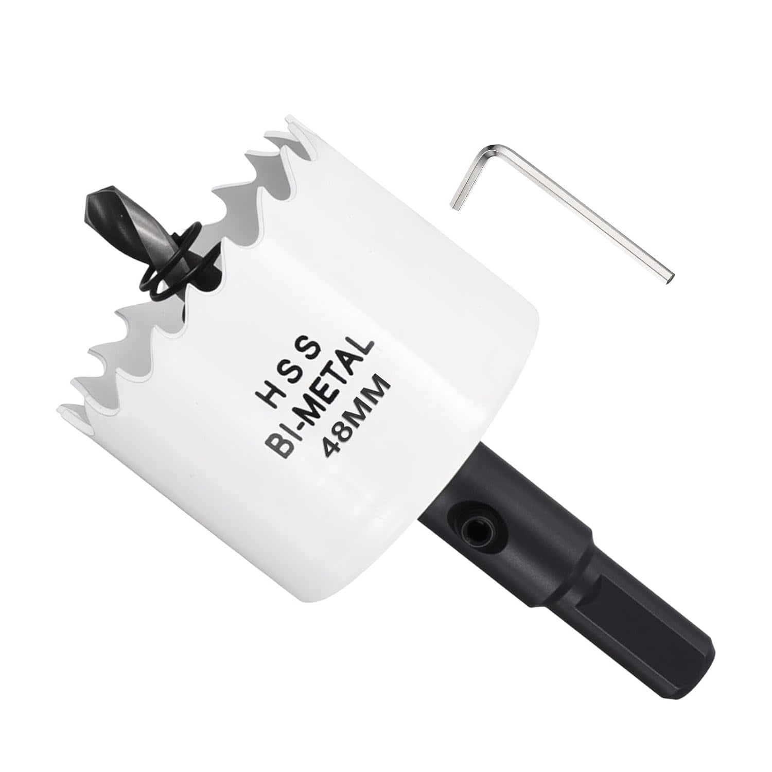 CERPXFF-Bi-Metal Hole Saw 1-7/8", M42 HSS Circular Head 48mm Hole ...