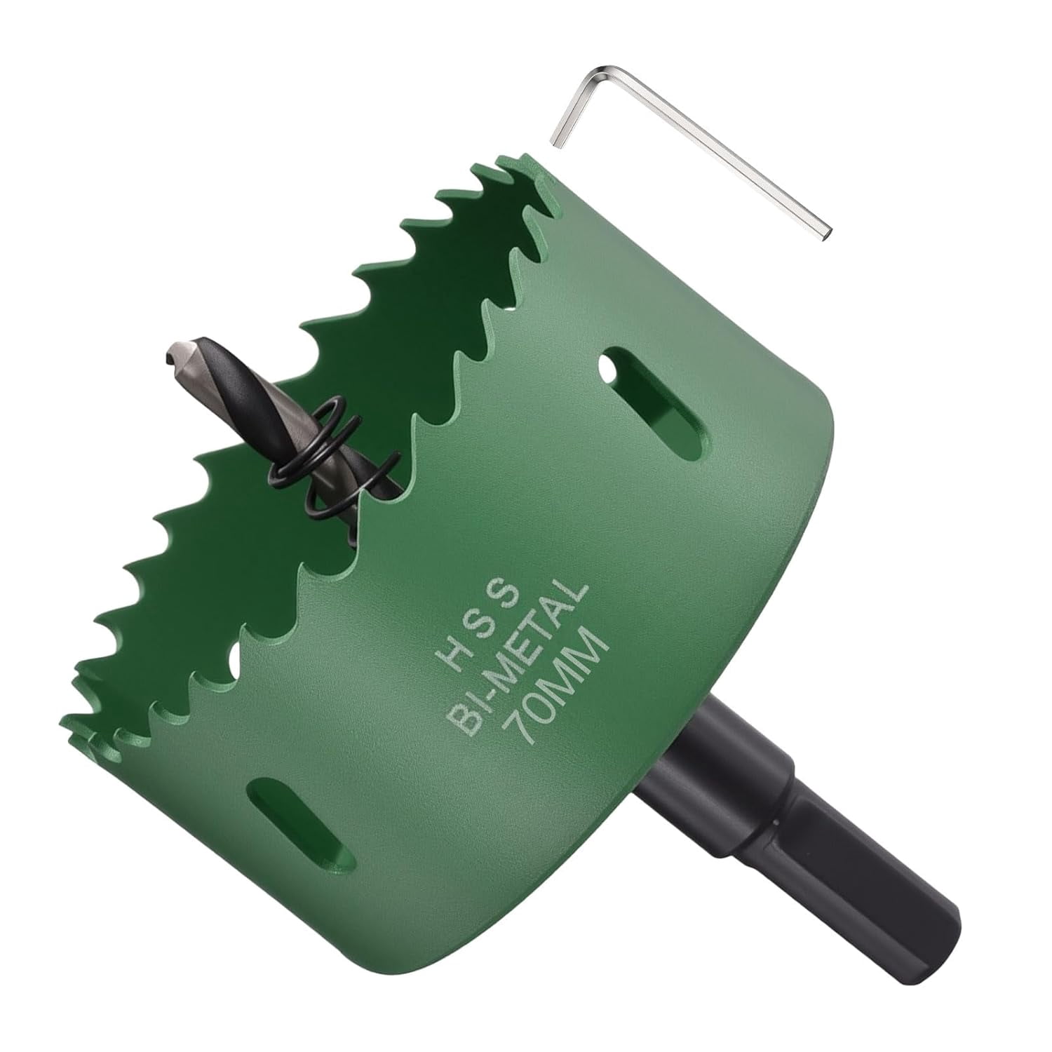 CERPXFF-Bi-Metal Hole Saw 2-3/4", M42 HSS Circular Head 70mm Hole ...