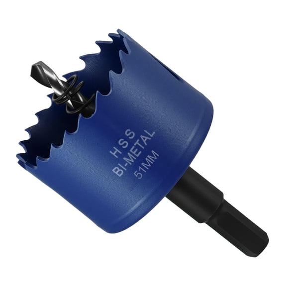 CERPXFF-Bi-Metal Hole Saw 2", M42 HSS Circular Head 51mm Hole Cutter ...