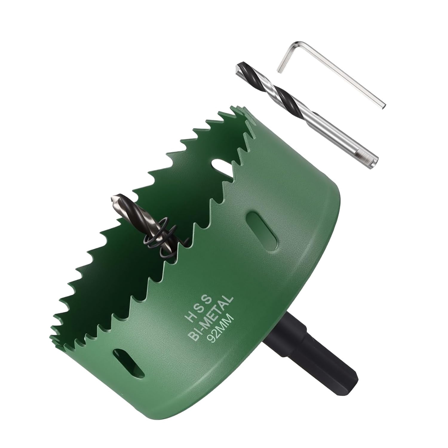 CERPXFF-Bi-Metal Hole Saw 3-5/8", M42 HSS Circular Head 92mm Hole ...