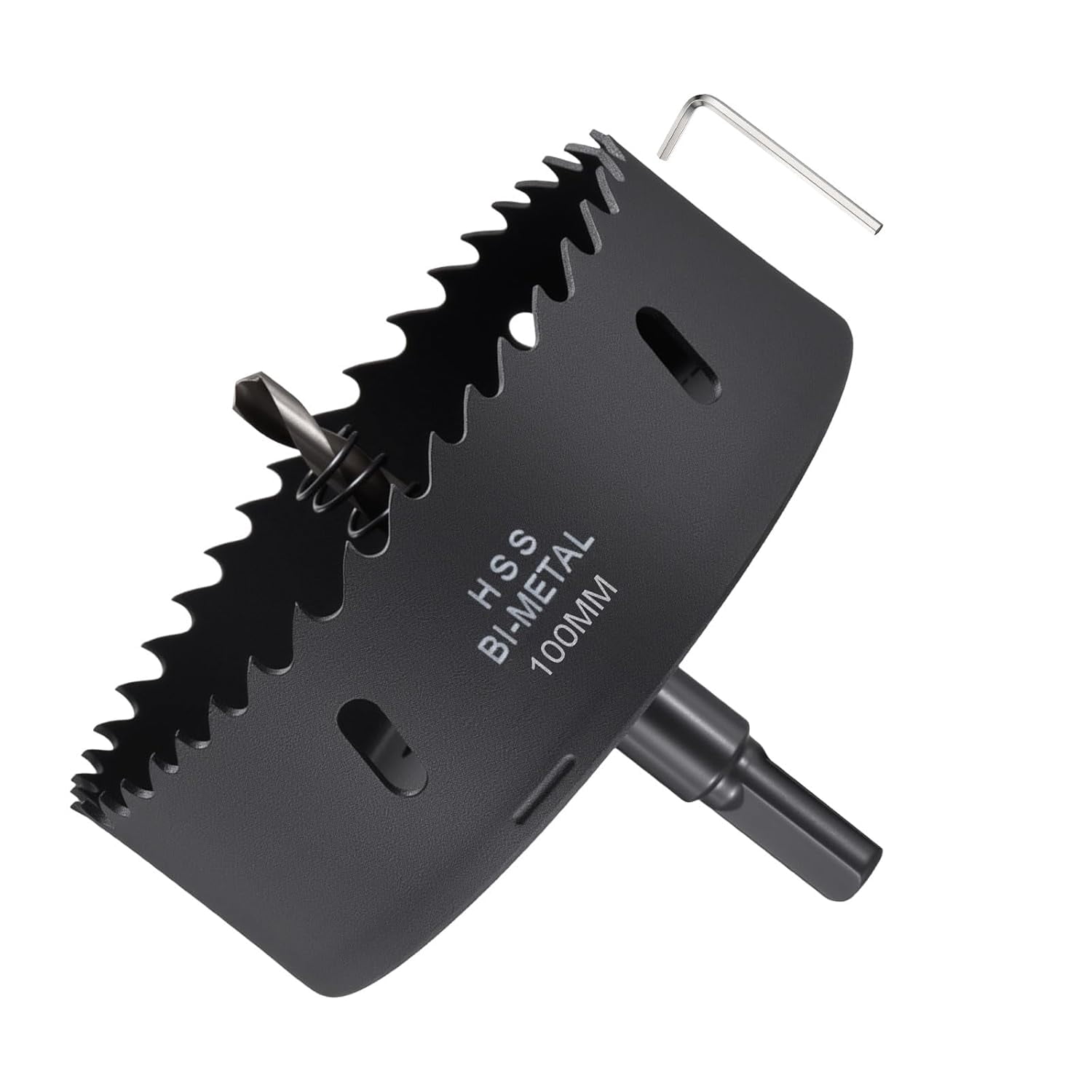 CERPXFF-Bi-Metal Hole Saw 4", M42 HSS Circular Head 100mm Hole Cutter ...