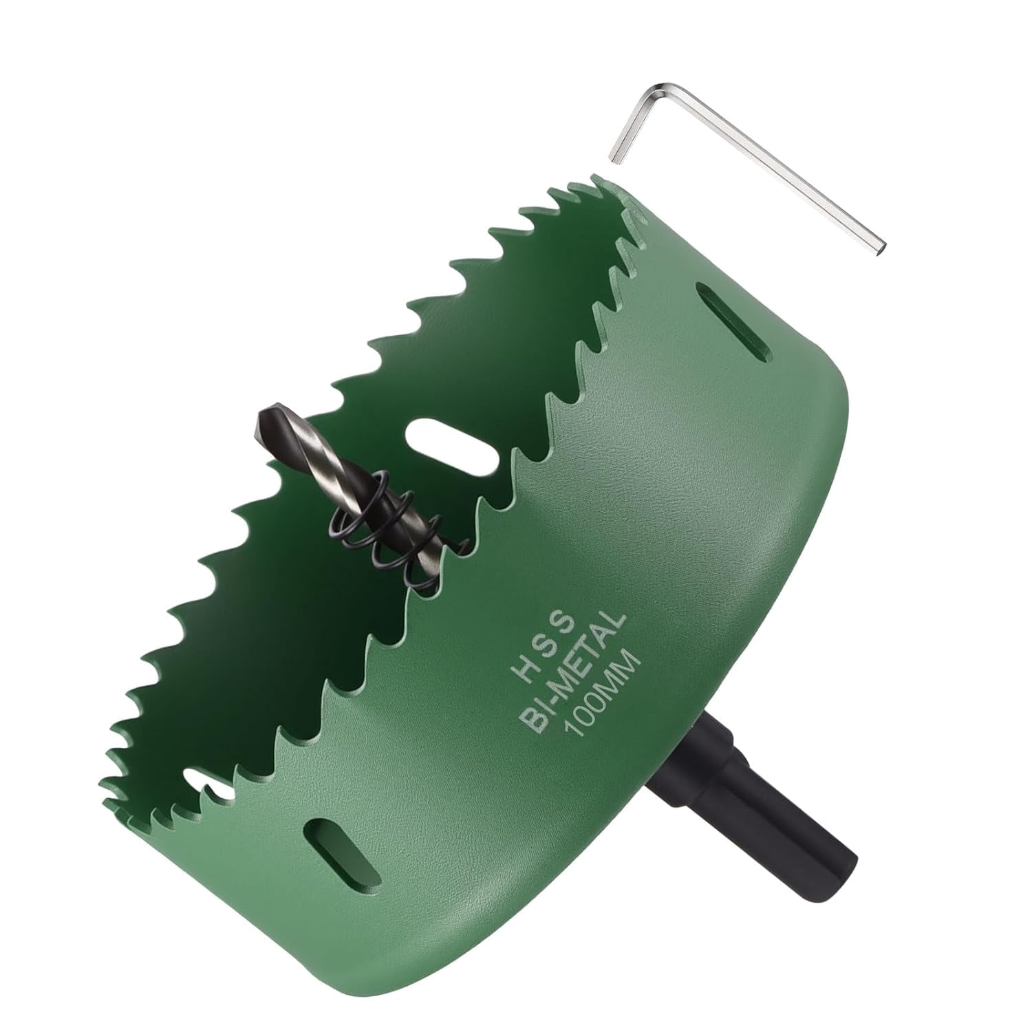 CERPXFF-Bi-Metal Hole Saw 4", M42 HSS Circular Head 100mm Hole Cutter ...