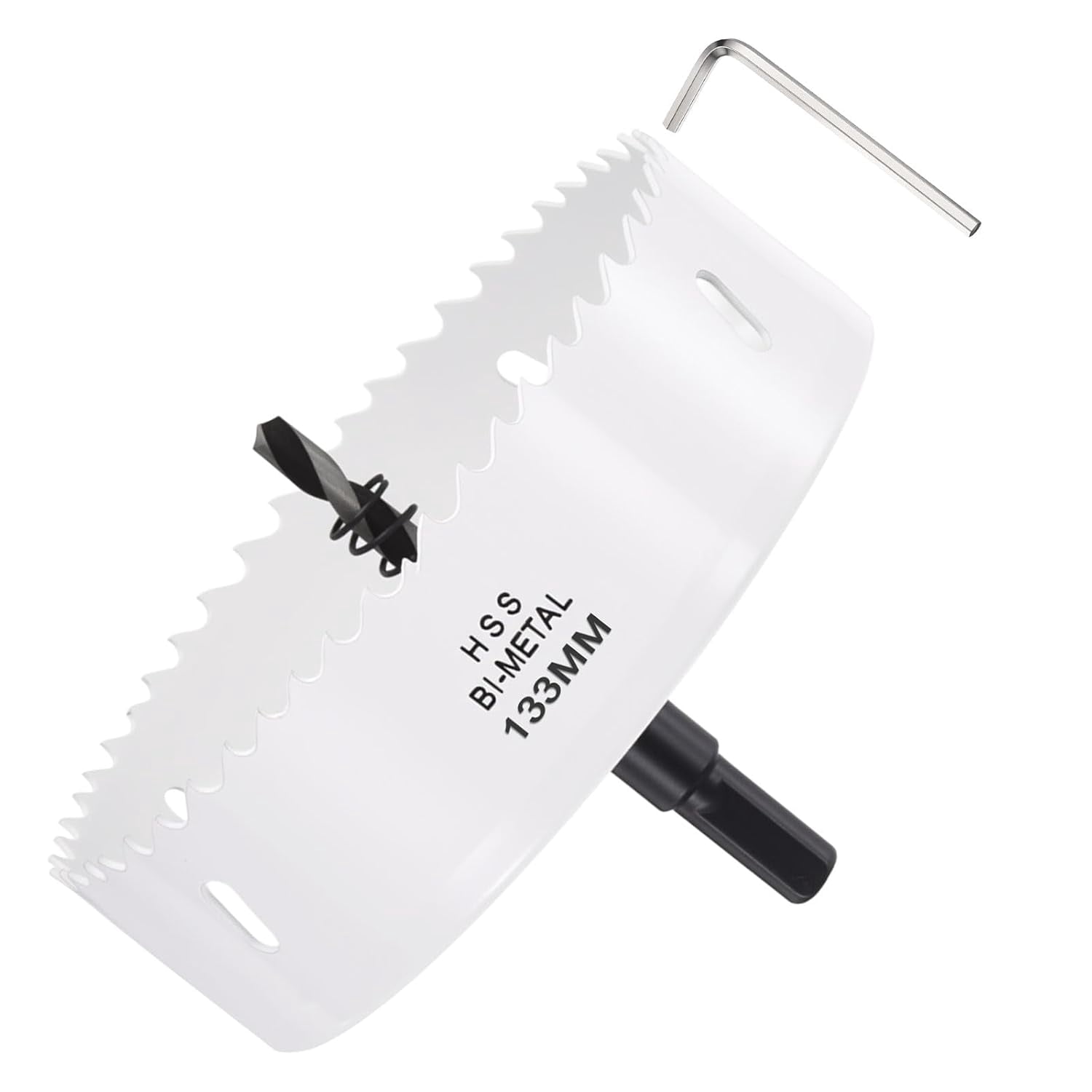 CERPXFF-Bi-Metal Hole Saw 5-1/4", M42 HSS Circular Head 133mm Hole ...