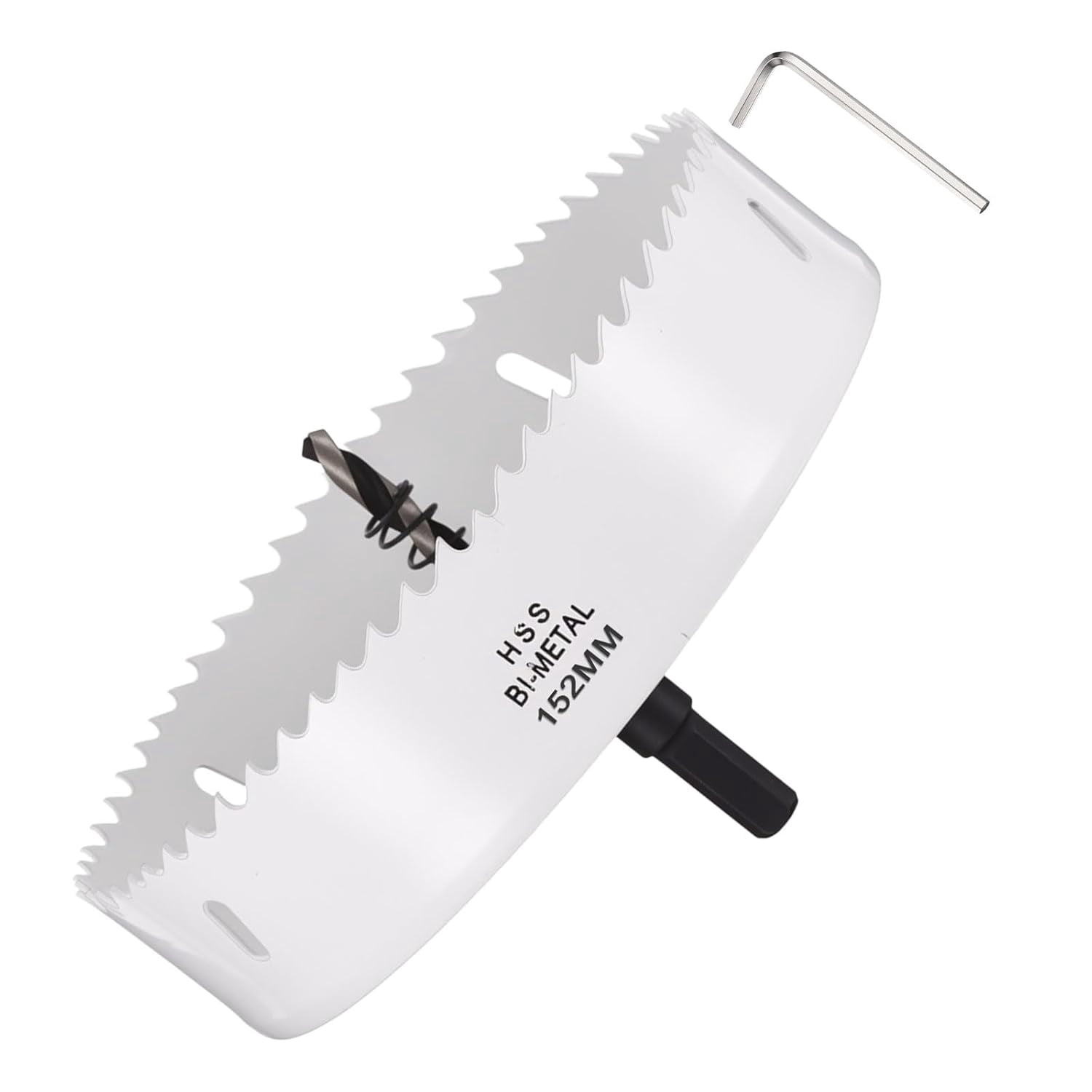 CERPXFF-Bi-Metal Hole Saw 6", M42 HSS Circular Head 152mm Hole Cutter ...