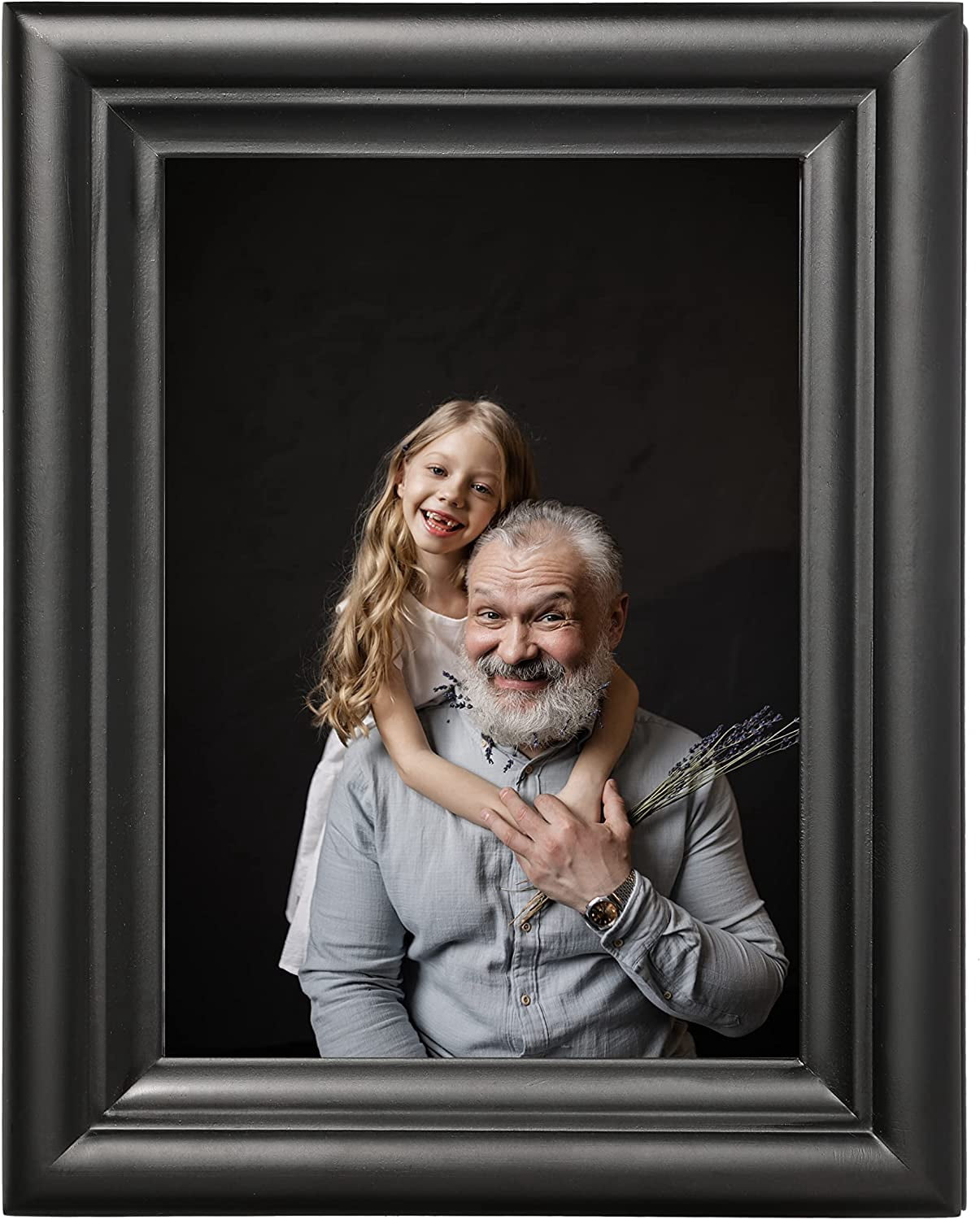 CERPXFF-Black 8x10 Picture Frames – Solid Wood with High Definition ...