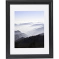 CERPXFF-Black 9x12 Certificate Gallery Frame Wood, Display Pictures 5x7 ...