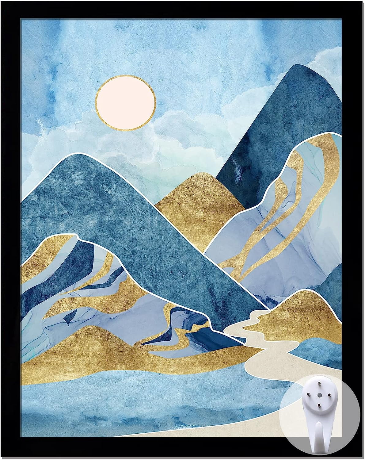 CERPXFF-Black Picture Frame, 11x14 Picture Frame for Photo Poster ...