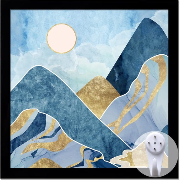 CERPXFF-Black Picture Frame, 18x18 Picture Frame for Square Photo ...