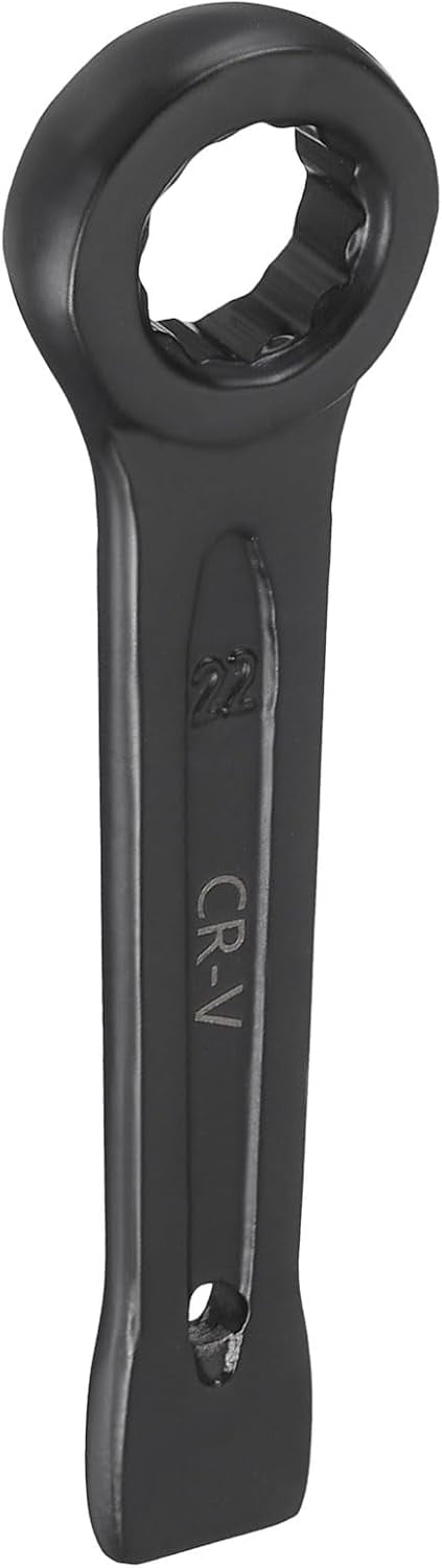 CERPXFF-Box End Striking Ring Wrench 22mm Metric CR-V Steel 12-Point ...