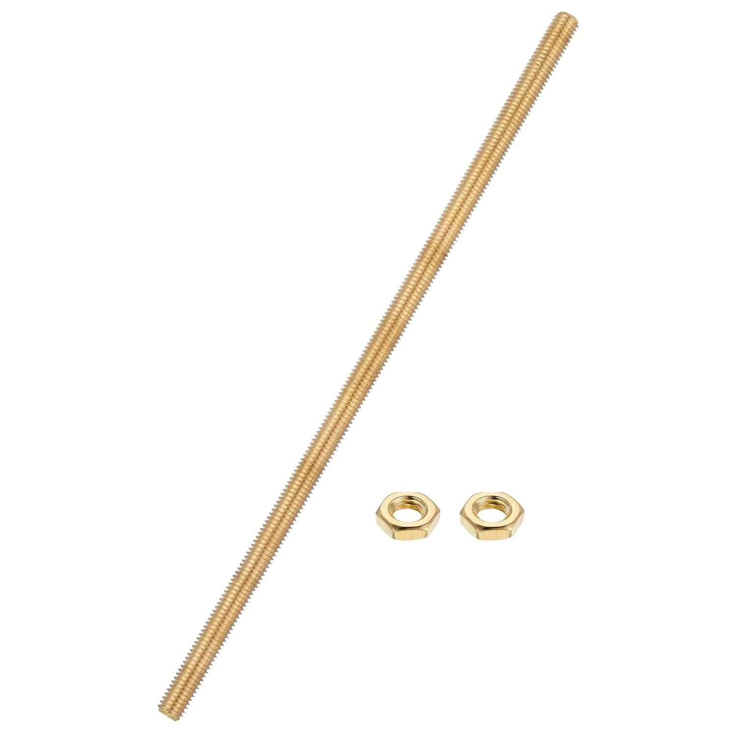 CERPXFF-Brass Fully Threaded Rod, M8x1.25mm Pitch Right Hand Threads ...