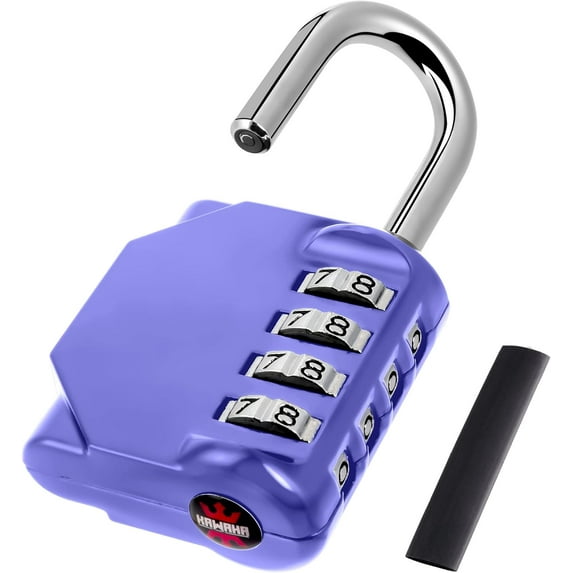 CERPXFF-CL11VP Combination Lock, 4 Digit Outdoor Combination Padlock ...