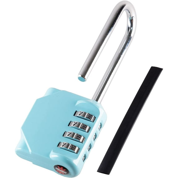 CERPXFF-CL21AS 2.6 Inch Long Shackle Combination Lock, 4 Digit ...