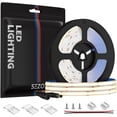 CERPXFF-COB LED Strip Light Natural White 4000K 480LEDs/M CRI90+ DC24V ...
