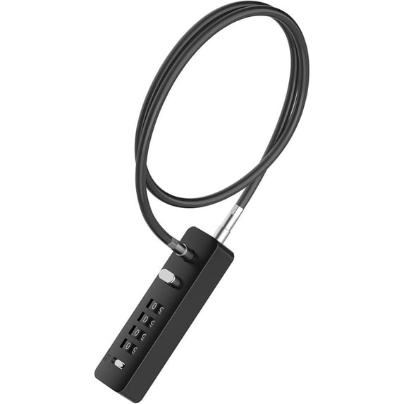 CERPXFF-Cable Locks with Combination, 23.6" Bicycle Cable Rope Lock ...