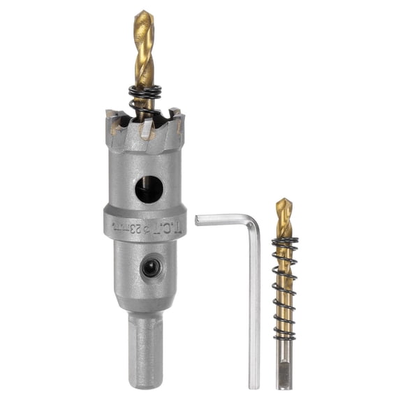 CERPXFF-Carbide Hole Saw Kit 23mm (29/32") Metal Hole Cutter Set with ...