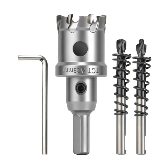 CERPXFF-Carbide Hole Saw Kit, TCT Hole Saw Set 1-1/8" (29mm) with M35 ...
