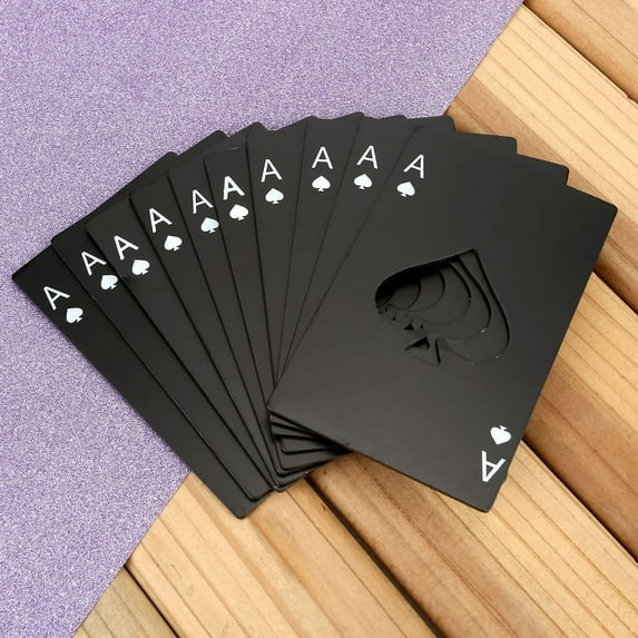 CERPXFF-Card Bottle Opener, 10 Pcs Stainless Steel Credit Card Size ...