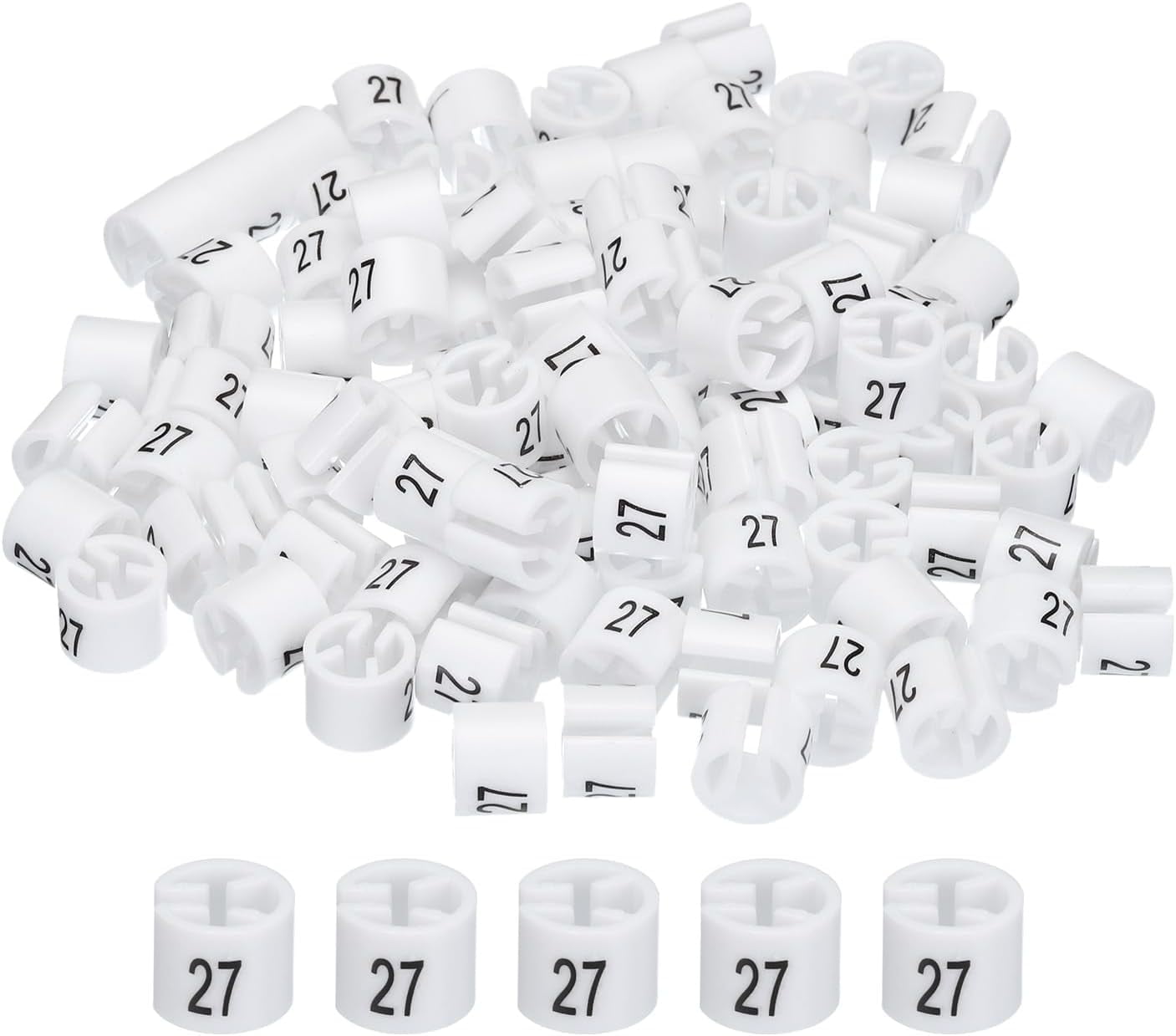 CERPXFF-Clothes Hanger Marker Colored Hanger Sizer Garment Markers Tag ...