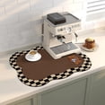CERPXFF-Coffee Mat Dish Drying Mat Hide Stain High Absorbent Bar Mat ...