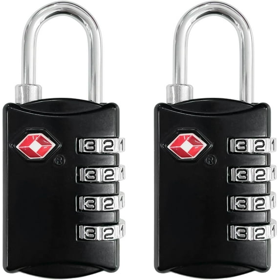 CERPXFF-Combination Lock 4 Digit Combination Padlock Waterproof ...