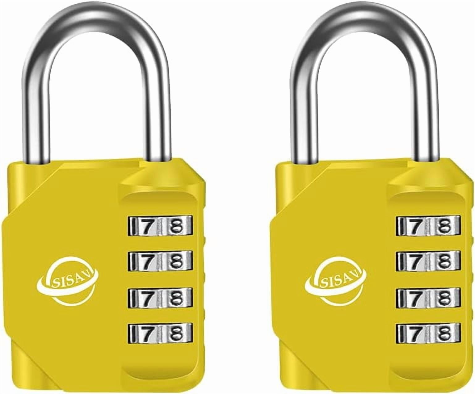 CERPXFF-Combination Lock 4 Digit Outdoor Combination Padlock for School ...