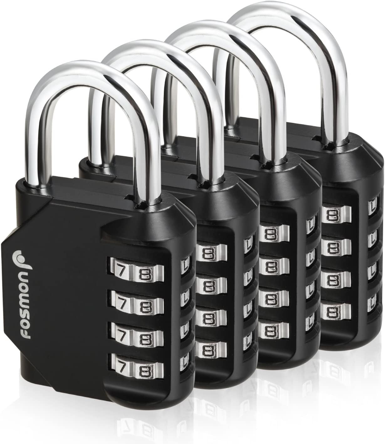 CERPXFF-Combination Lock, (4 Pack) 4 Digit Multi-Purpose Combination ...