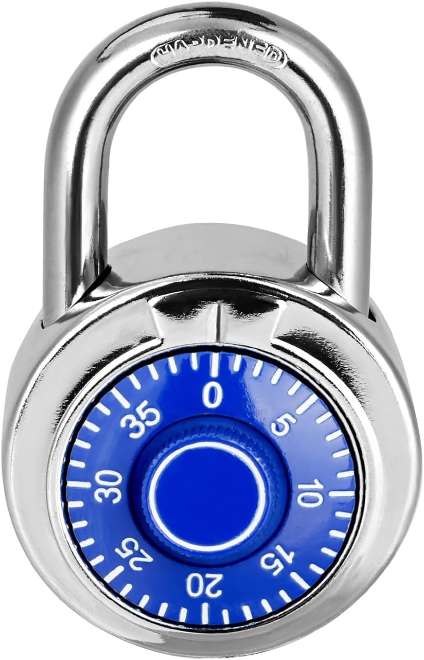 CERPXFF-Combination Lock, Standard Dial Combination Lock, Pack of 1 ...