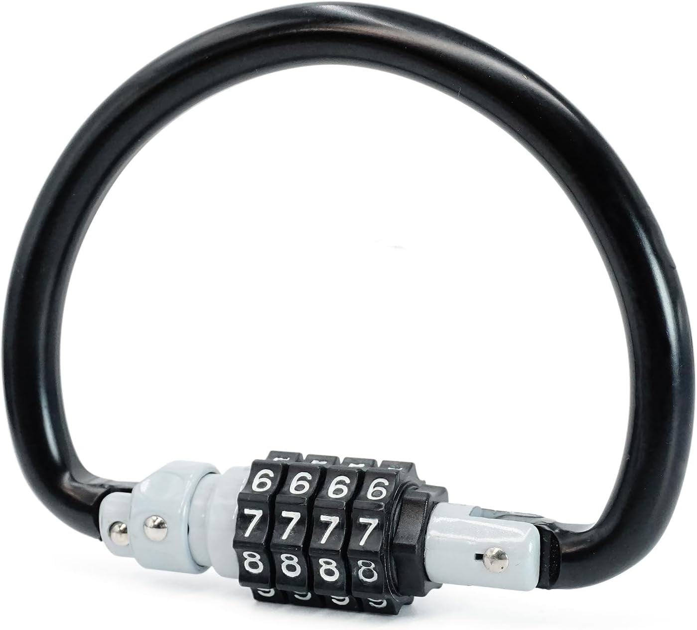 CERPXFF-Combination Padlock, Waterproof C-Shaped Combination Lock 4 ...