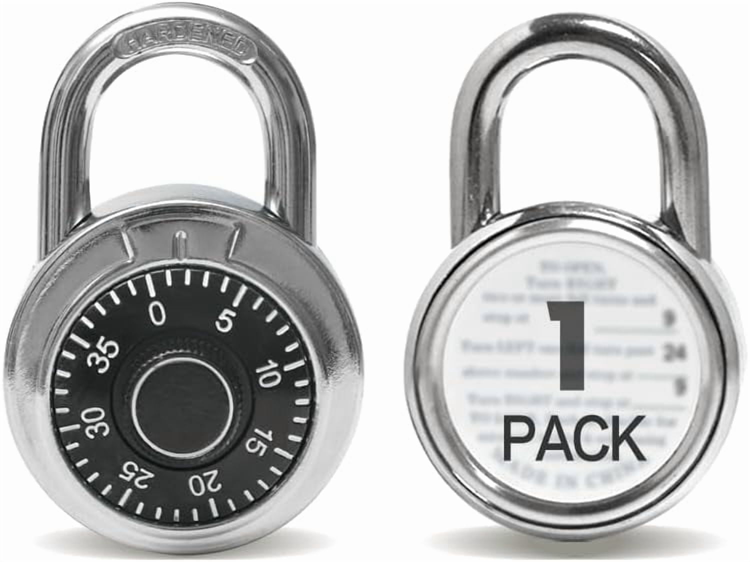 CERPXFF-Combination Padlocks with Metal Body, Indoor Use for Gym ...
