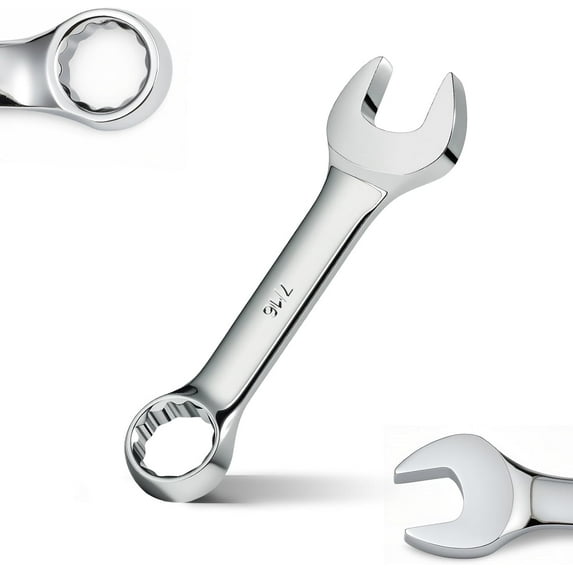 CERPXFF-Combination Wrench, SAE 7/16" Mini Stubby Combination Wrenches ...