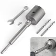 CERPXFF-Concrete Hole Saw Set with 65/115/150mm Drill Bit and 220mm SDS ...