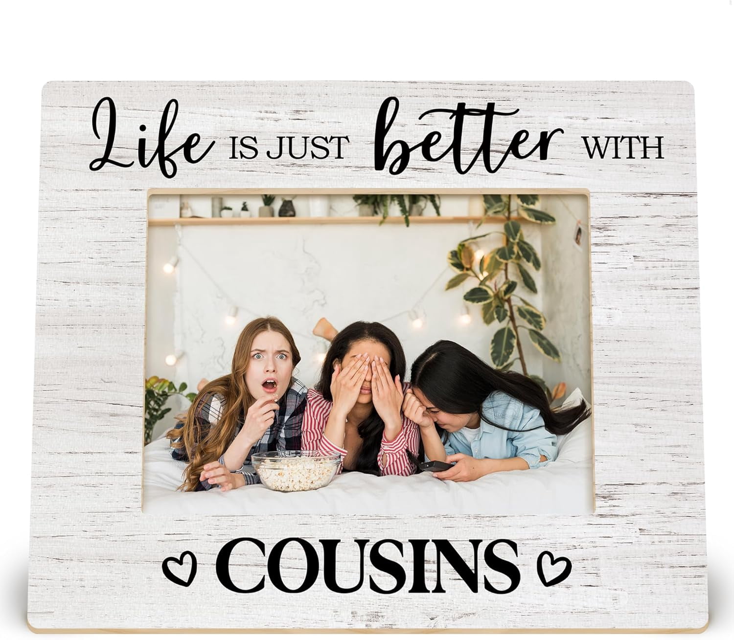 CERPXFF-Cousins Gifts Picture Frame, Cousin Frame Gifts for Women Men ...