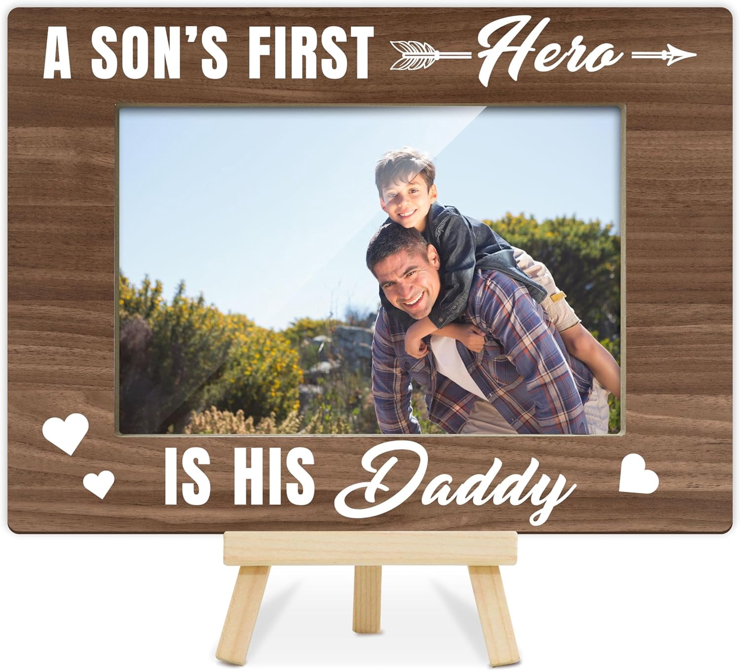 CERPXFF-Daddy And Son Picture Frame, a Son's First Hero Is His Daddy ...