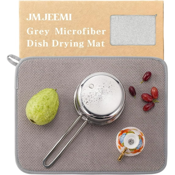 CERPXFF-Dish Drying Mat 2 Pack, Dish Drying Mats for Kitchen Counter ...