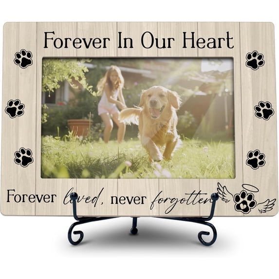 CERPXFF-Dog Memorial 4x6 Picture Frame - Pet Loss Bereavement Gift for ...