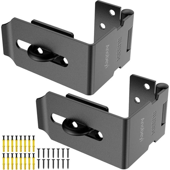 CERPXFF-Door Hasp Latch, 90 Degree Padlock Hasp Lock, 304 Stainless ...