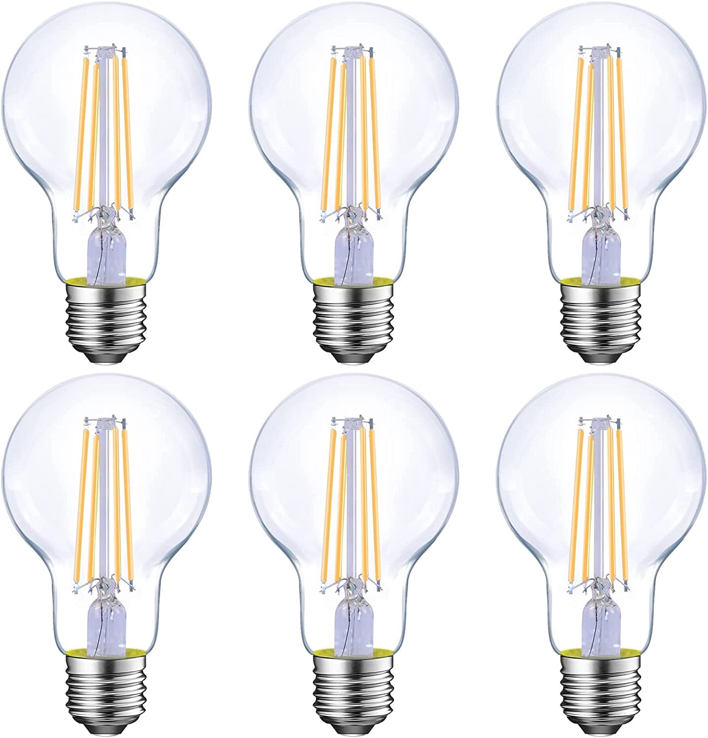 CERPXFF-Energetic Dimmable LED Filament Light Bulbs, 8W, 60 Watt ...
